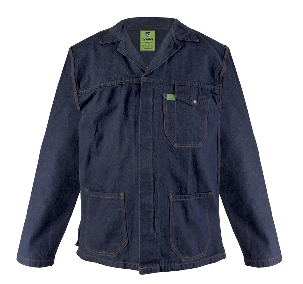 Titan Premium Denim Workwear Jacket (with Reflective) from FTS Safety